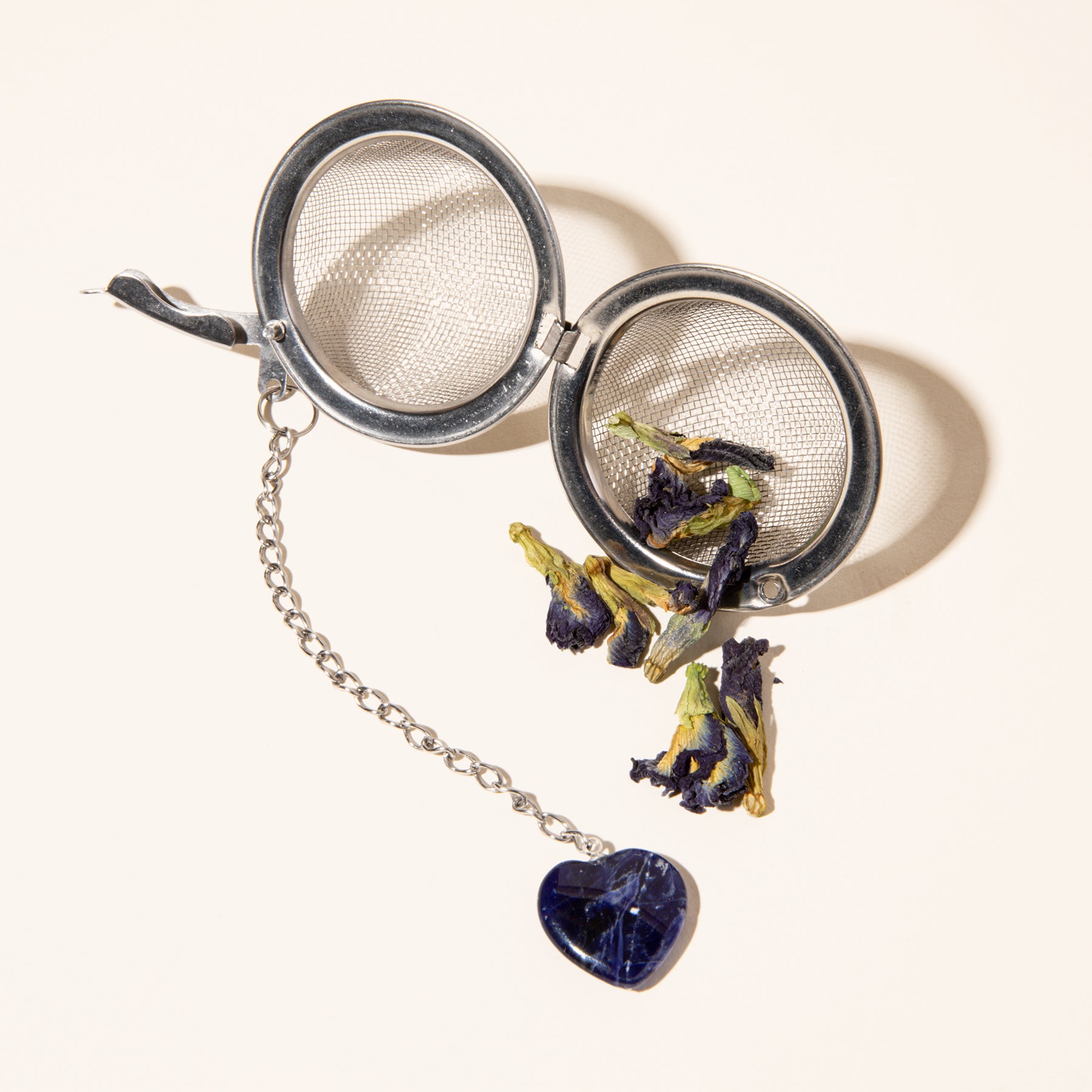 Sodalite Crystal Tea Ball Infuser - A Unique Way to Steep Your Tea ...